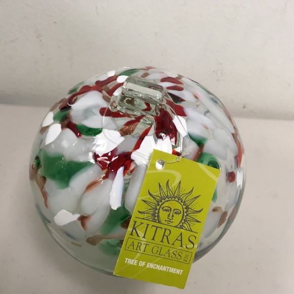 kitras | Holiday | Kitras Art Glass Ornament Tree Of Enchantment Large ...